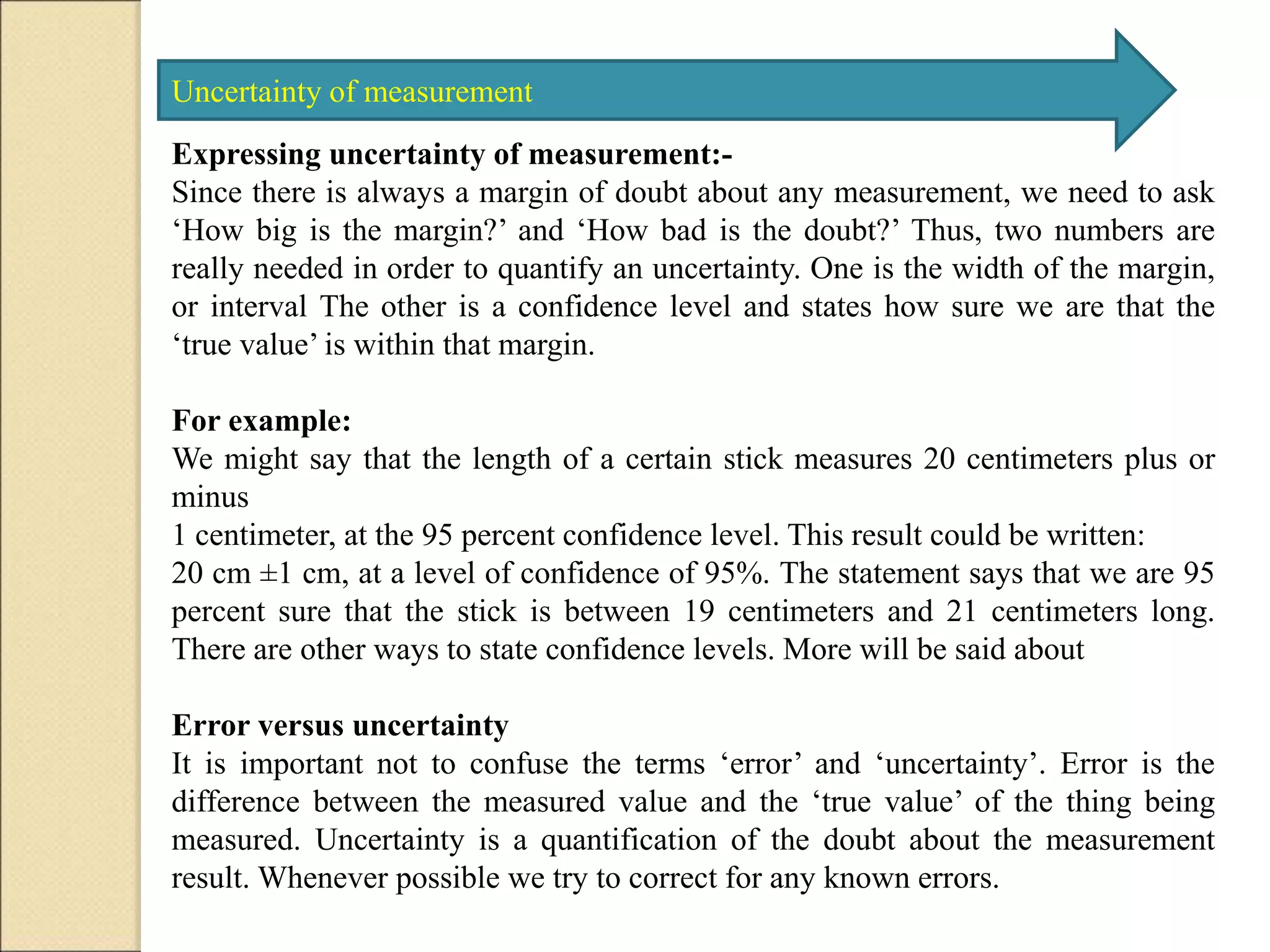 basic of measurement and instrumentation. | PPT
