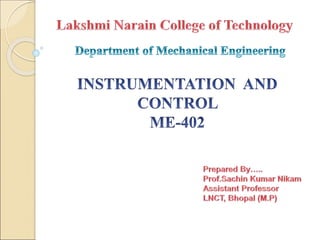 basic of measurement and instrumentation. | PPT