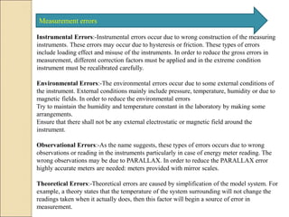basic of measurement and instrumentation. | PPT