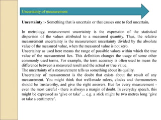 basic of measurement and instrumentation. | PPT