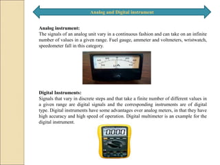 basic of measurement and instrumentation. | PPT