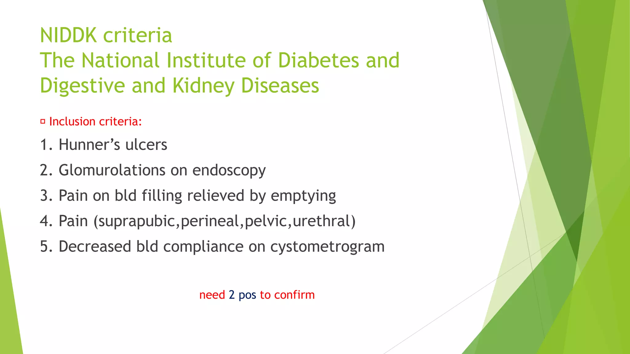 Interstitial cystitis | PPTX
