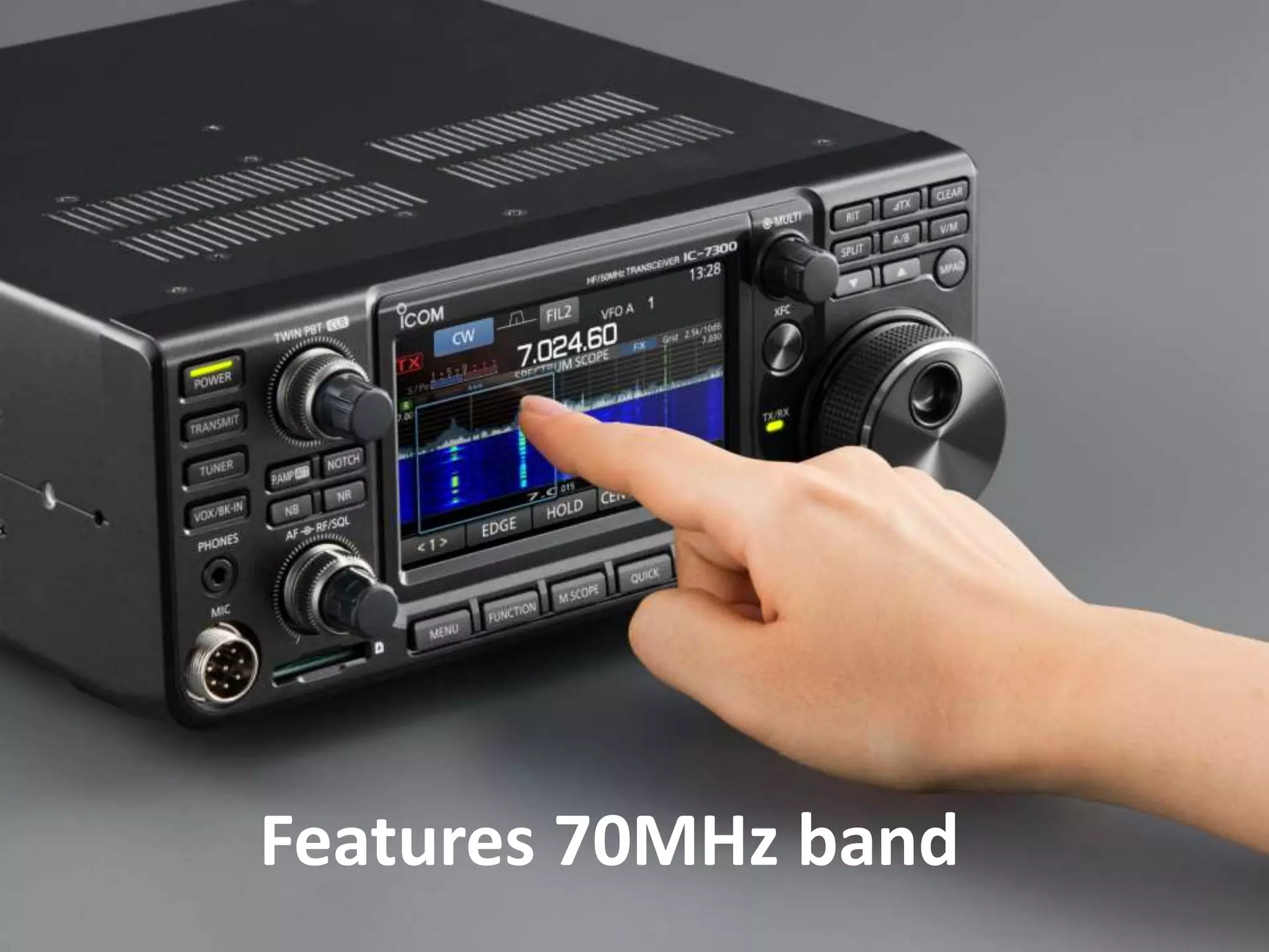Introducing the Icom IC-7300 HF/50/70MHz Transciever | PPTX