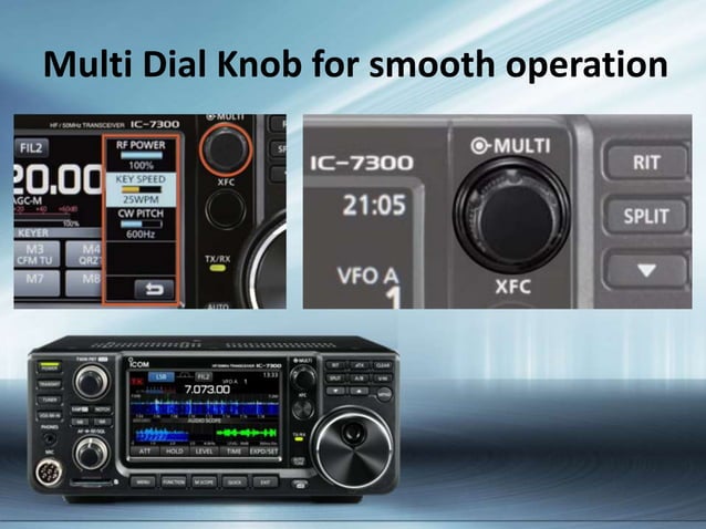 Introducing the Icom IC-7300 HF/50/70MHz Transciever | PPTX