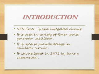 555 Timer (detailed presentation) | PPTX