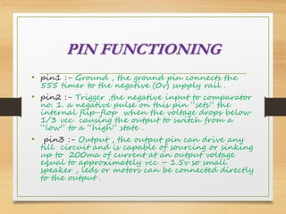555 Timer (detailed presentation) | PPTX