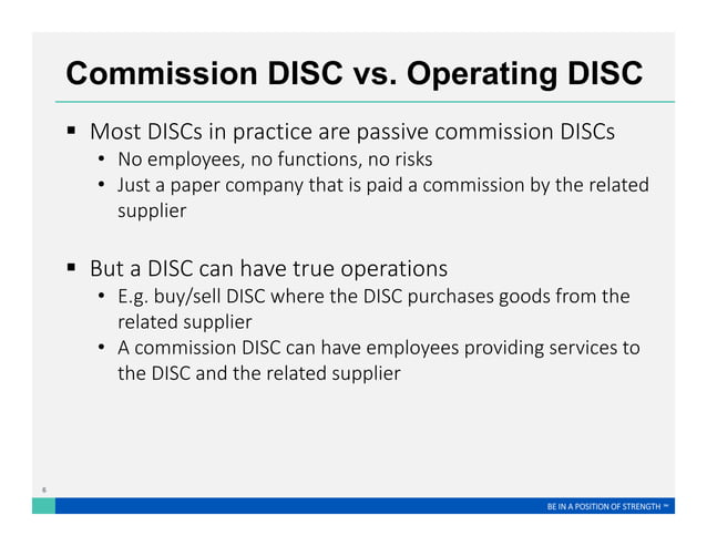 IC-DISC | PPT
