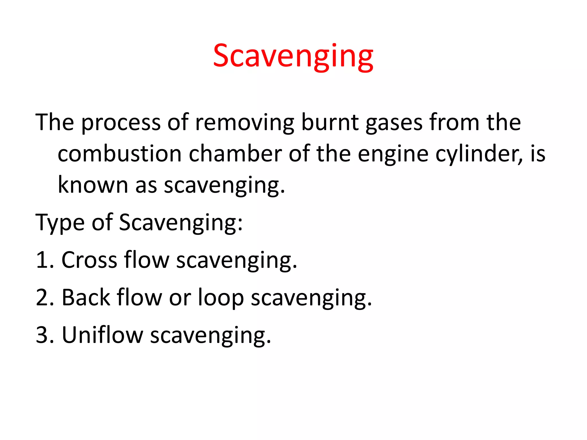 Scavenging ,Detonation, ignition system, lubrication | PPTX