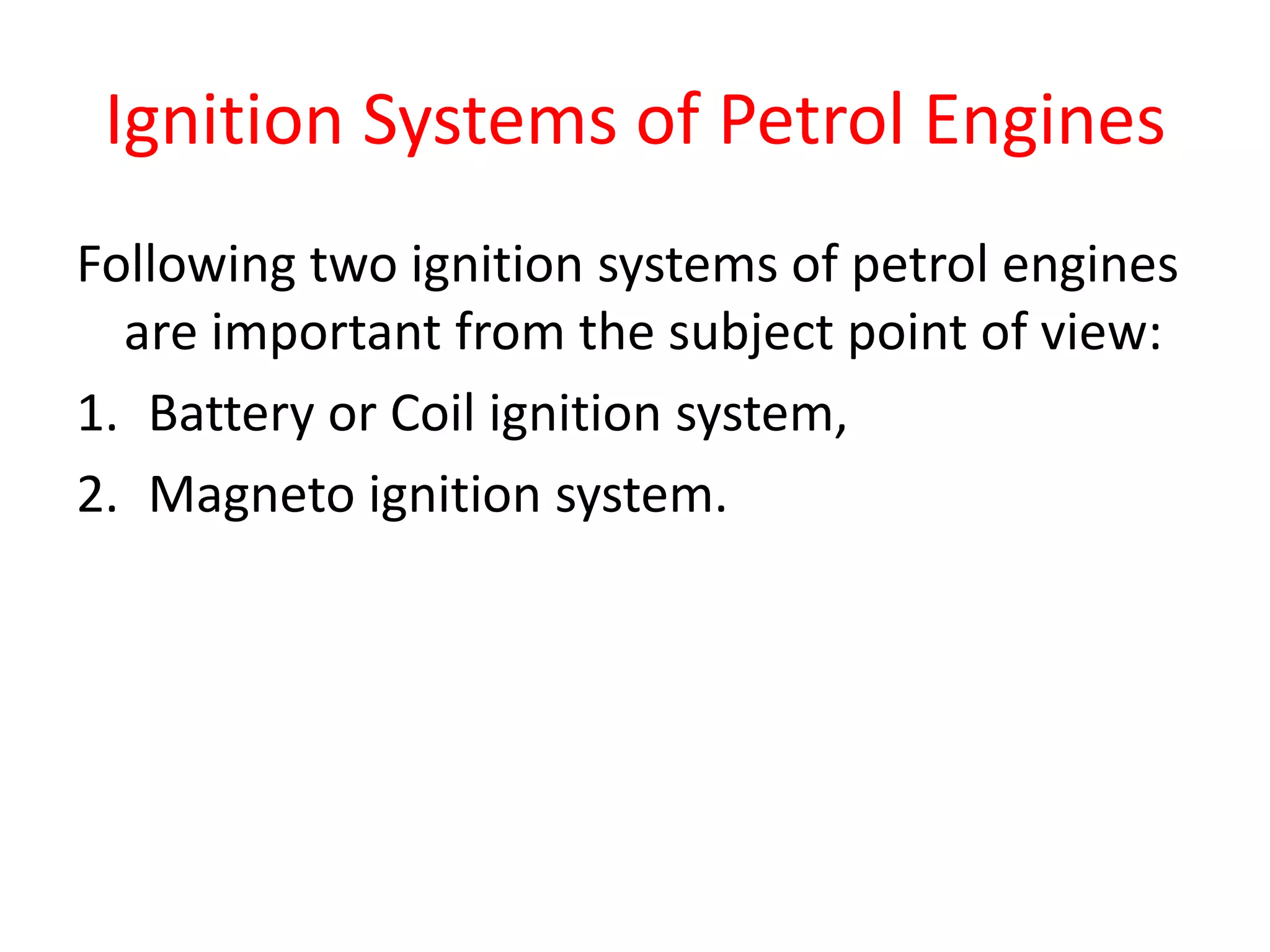 Scavenging ,Detonation, ignition system, lubrication | PPTX