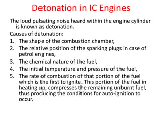 Scavenging ,Detonation, ignition system, lubrication | PPTX