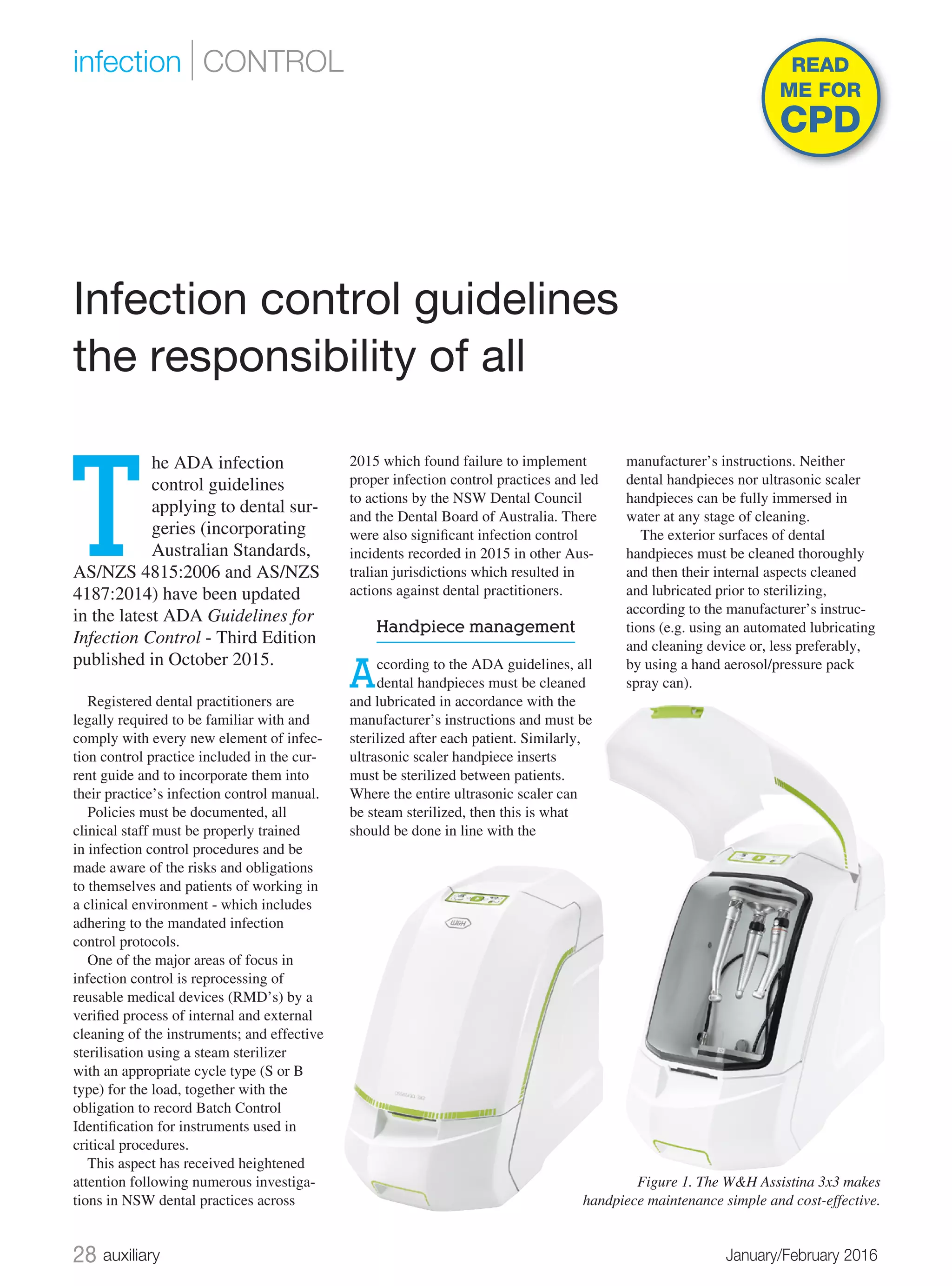 Infection Control Guidelines the responsibility of all | PDF