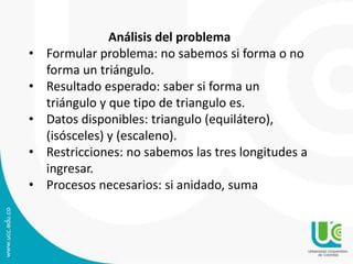 algoritmo de un triangulo | PPTX