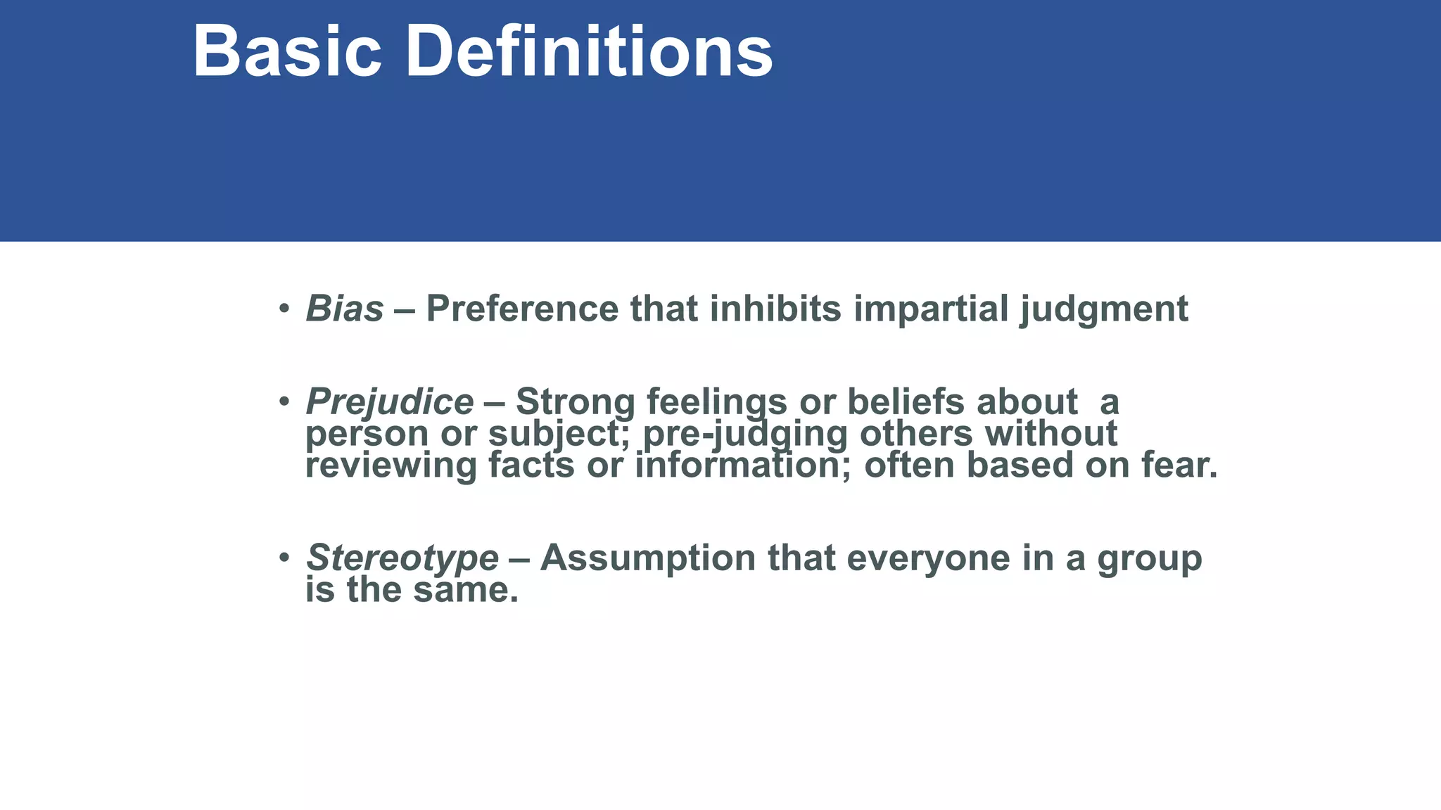 Unconscious Bias: Awareness and Action | PPTX