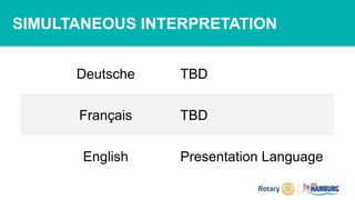 Rotary's Role in Migration and Integration | PPT