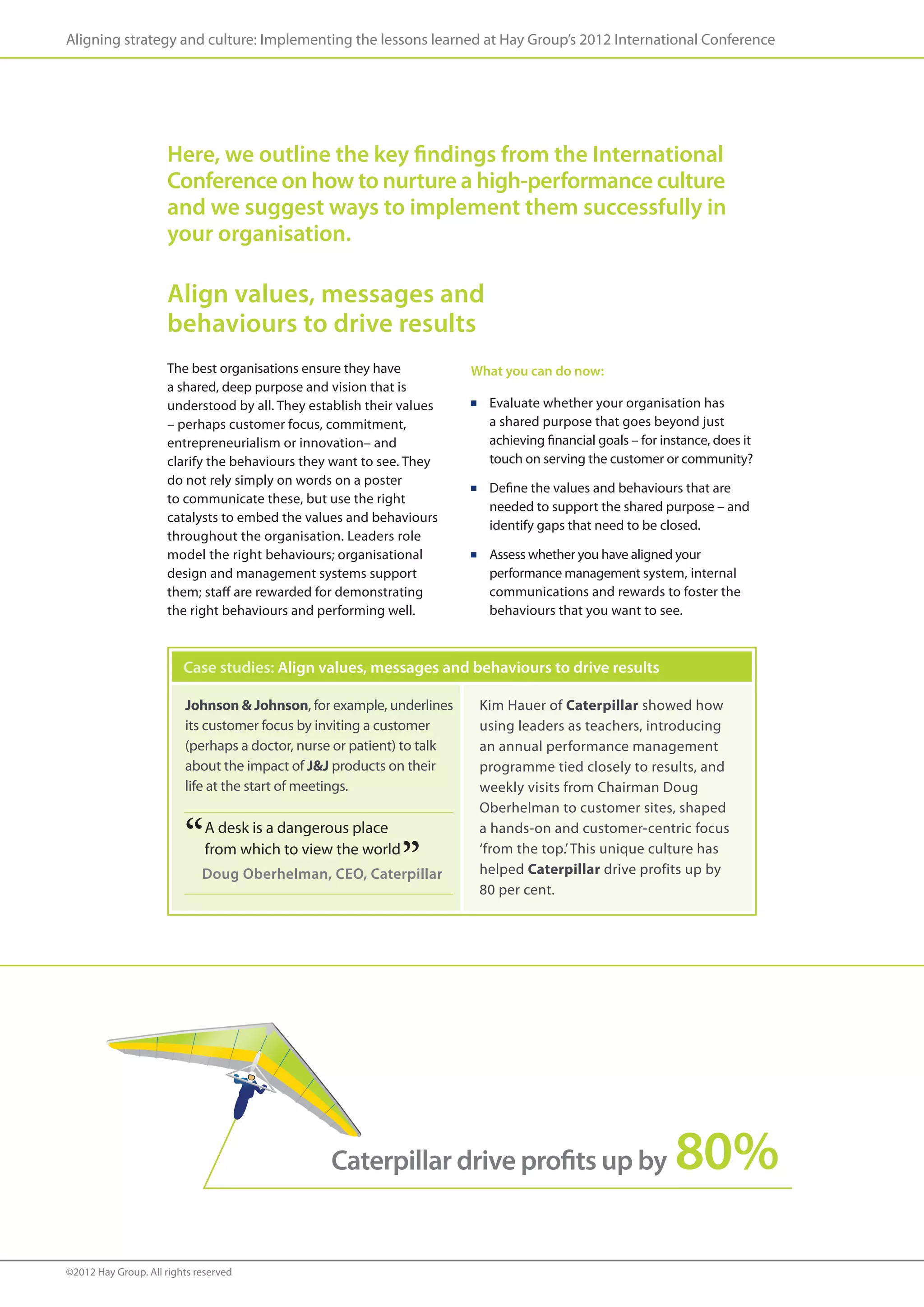 Aligning Strategy and Culture | PDF