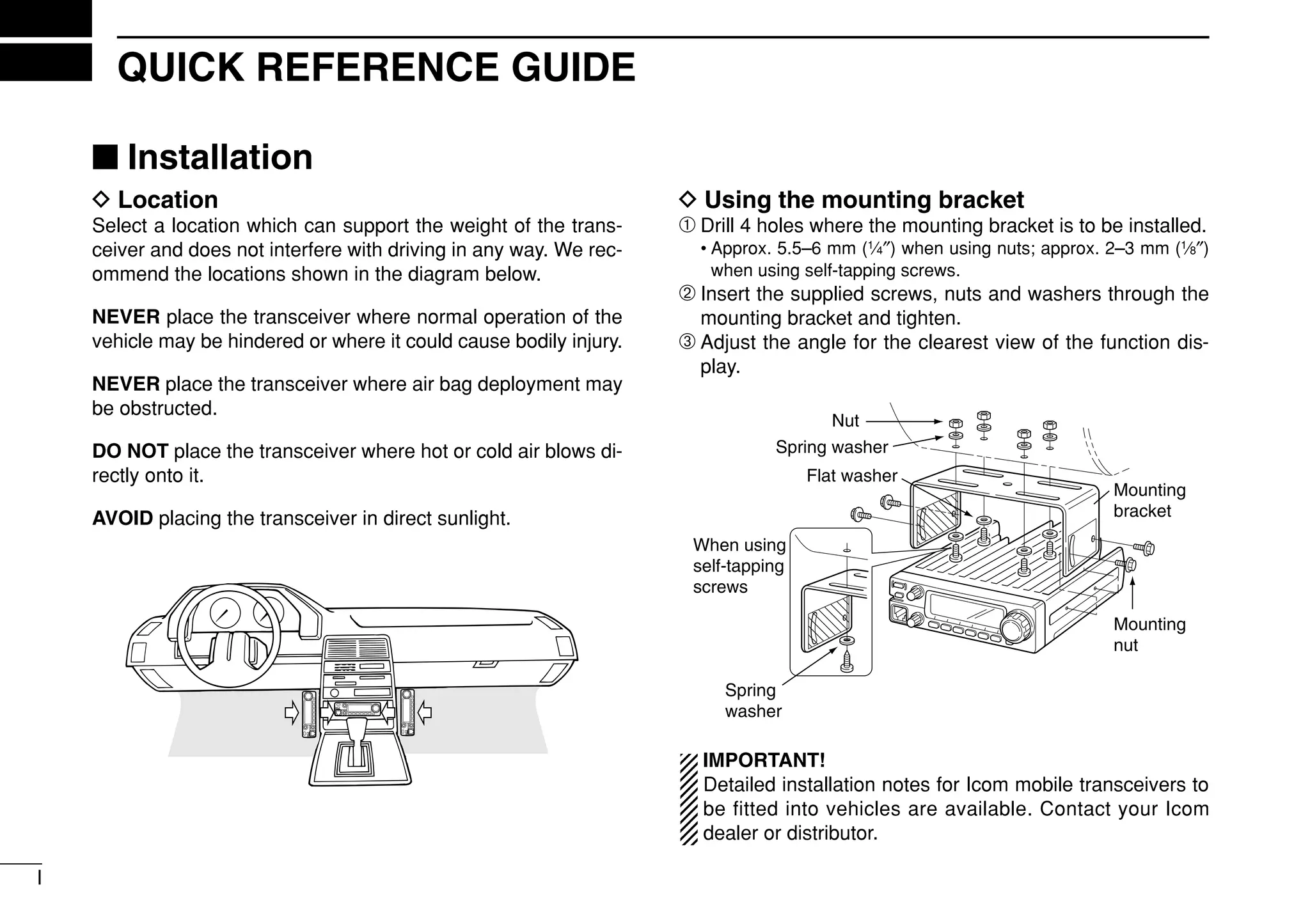 Manual Technical VHF Transceiver Icom IC2200 | PDF