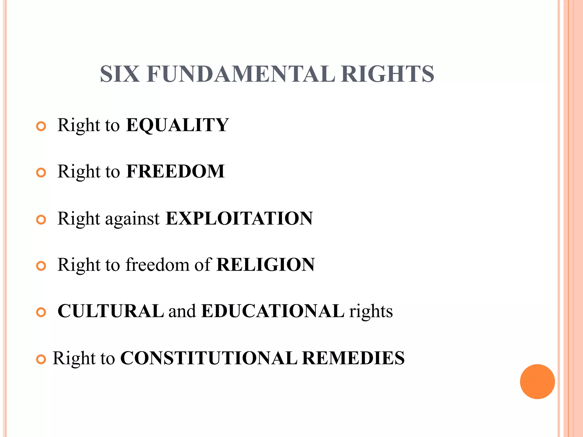 Fundamental Rights | PPTX