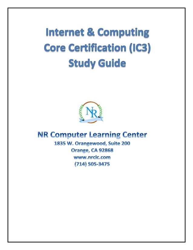 IC3 study guide | PDF