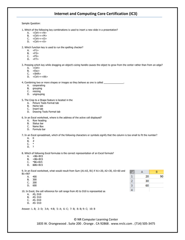 IC3 study guide | PDF