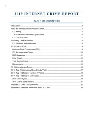 IC3 2019 Internet Crime Report | PDF