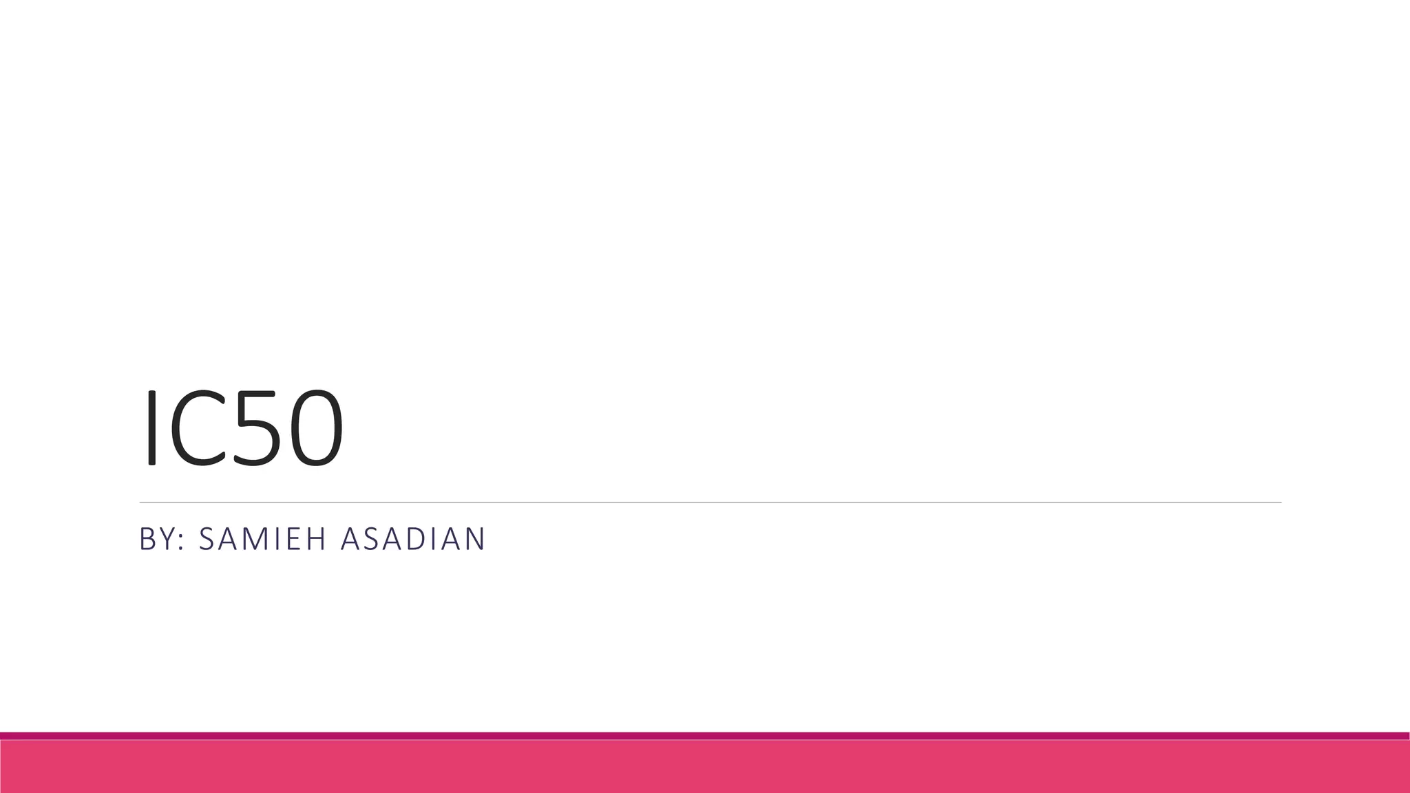 Ic50 | PPT