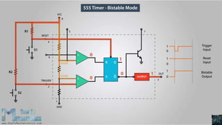 IC 555 TIMER Introduction, Modes & Application.pptx