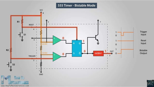 IC 555 TIMER Introduction, Modes & Application.pptx