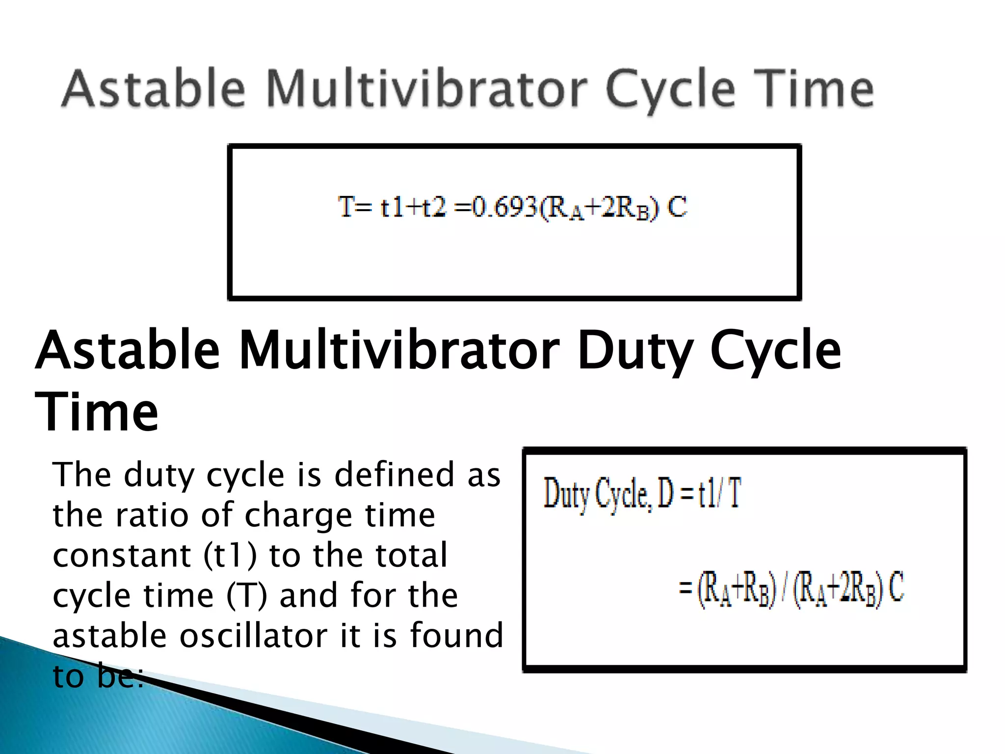 Ic 555 timer as astable | PPTX
