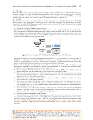 A Centralized Multimodal Authentication Platform with trust model approach for securing federal ...