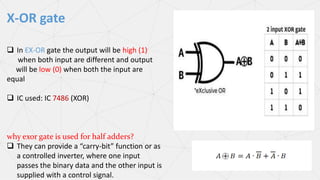 Integrated circuit 7483 Adder/Subtractor | PPTX