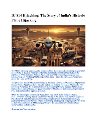IC 814 Hijacking_ The Story of India’s Historic Plane Hijacking.pdf