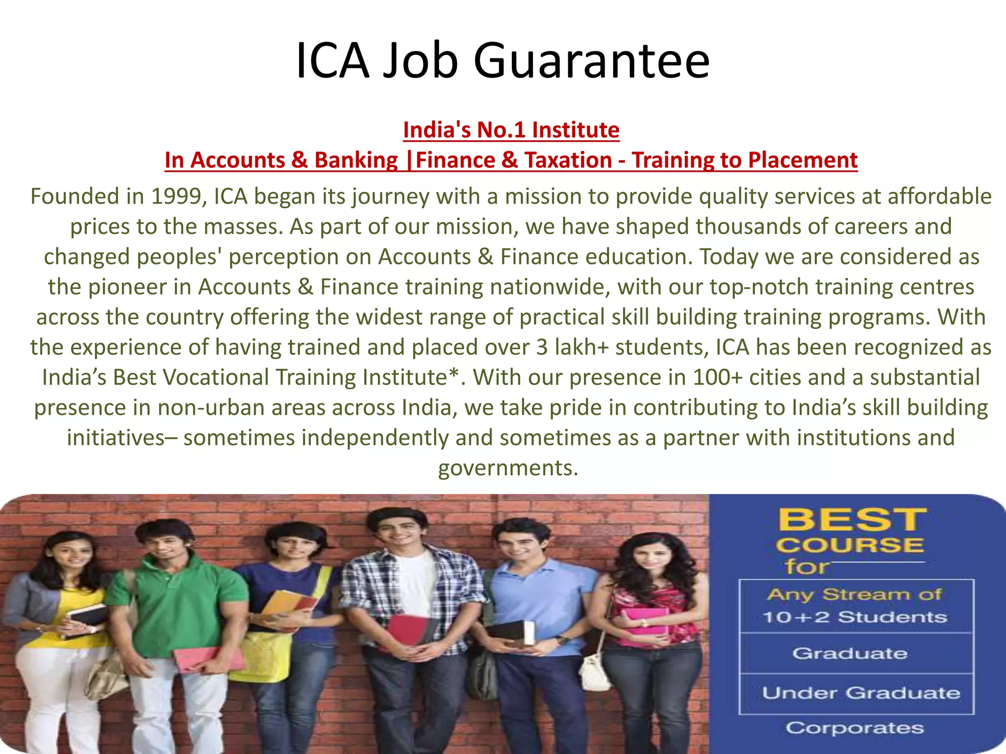 Ica Job Guarantee | PPTX
