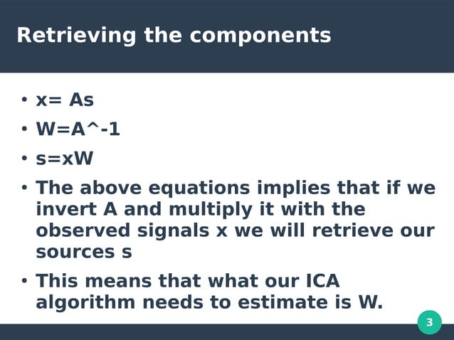 Independent Component Analysis | PDF