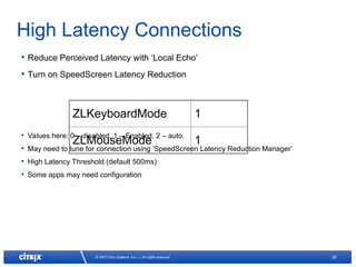 Comprehensive Guide to ICA Bandwidth Usage and Optimization in Citrix ...