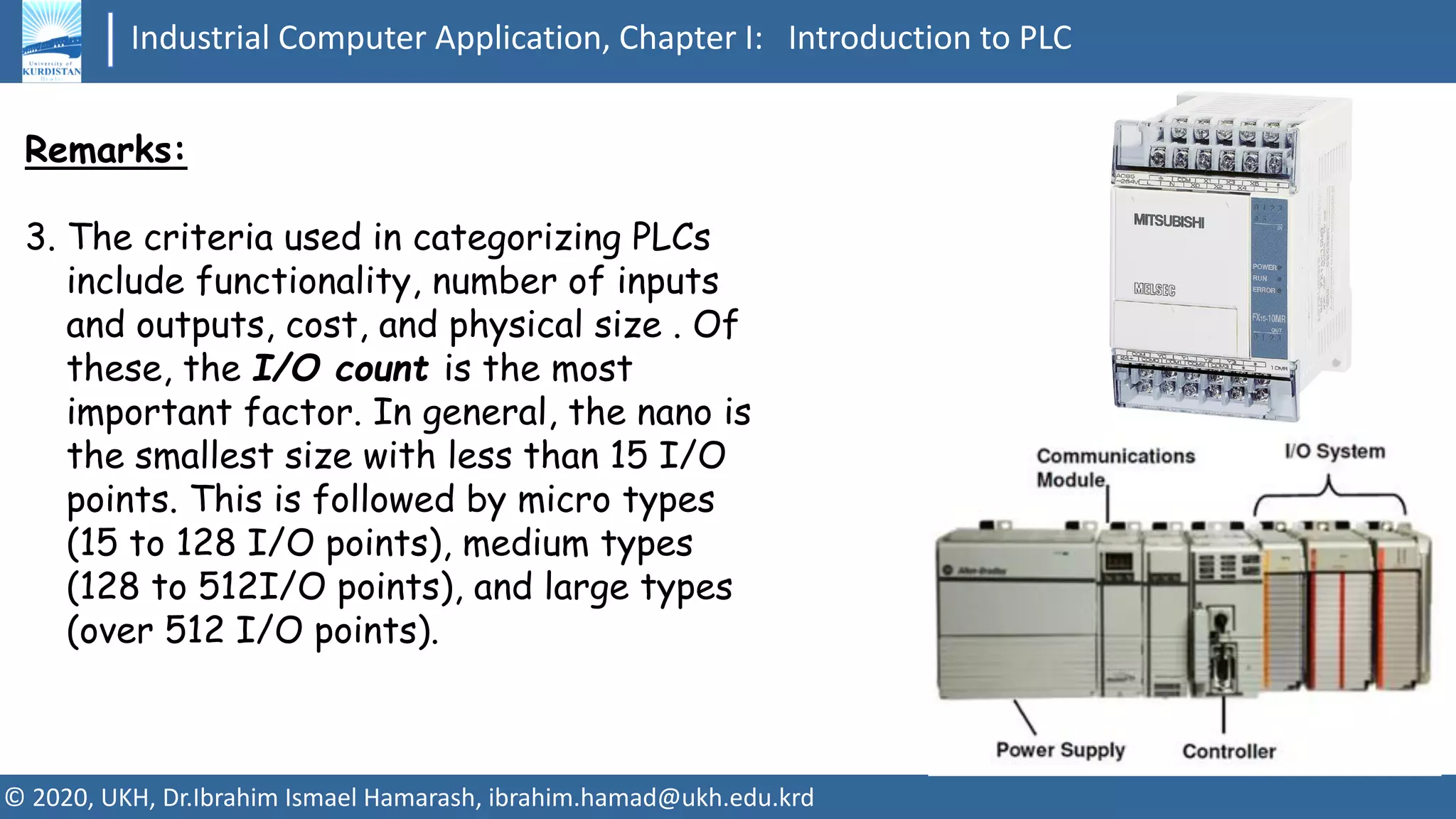 Industrial Computer Application, CH-1 | PDF