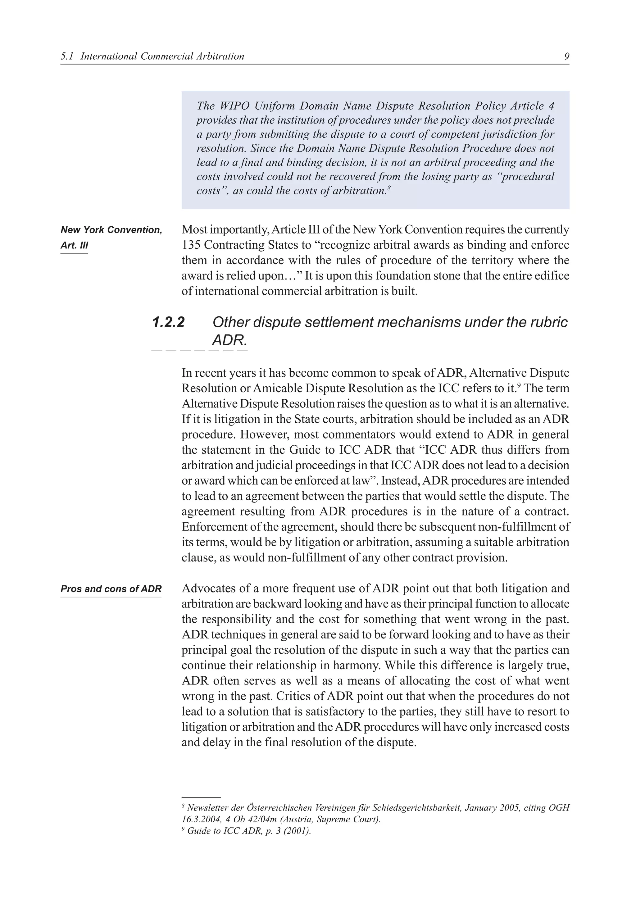 International commercial arbitration | PDF