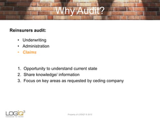 Reinsurer Claims Audits | PPTX