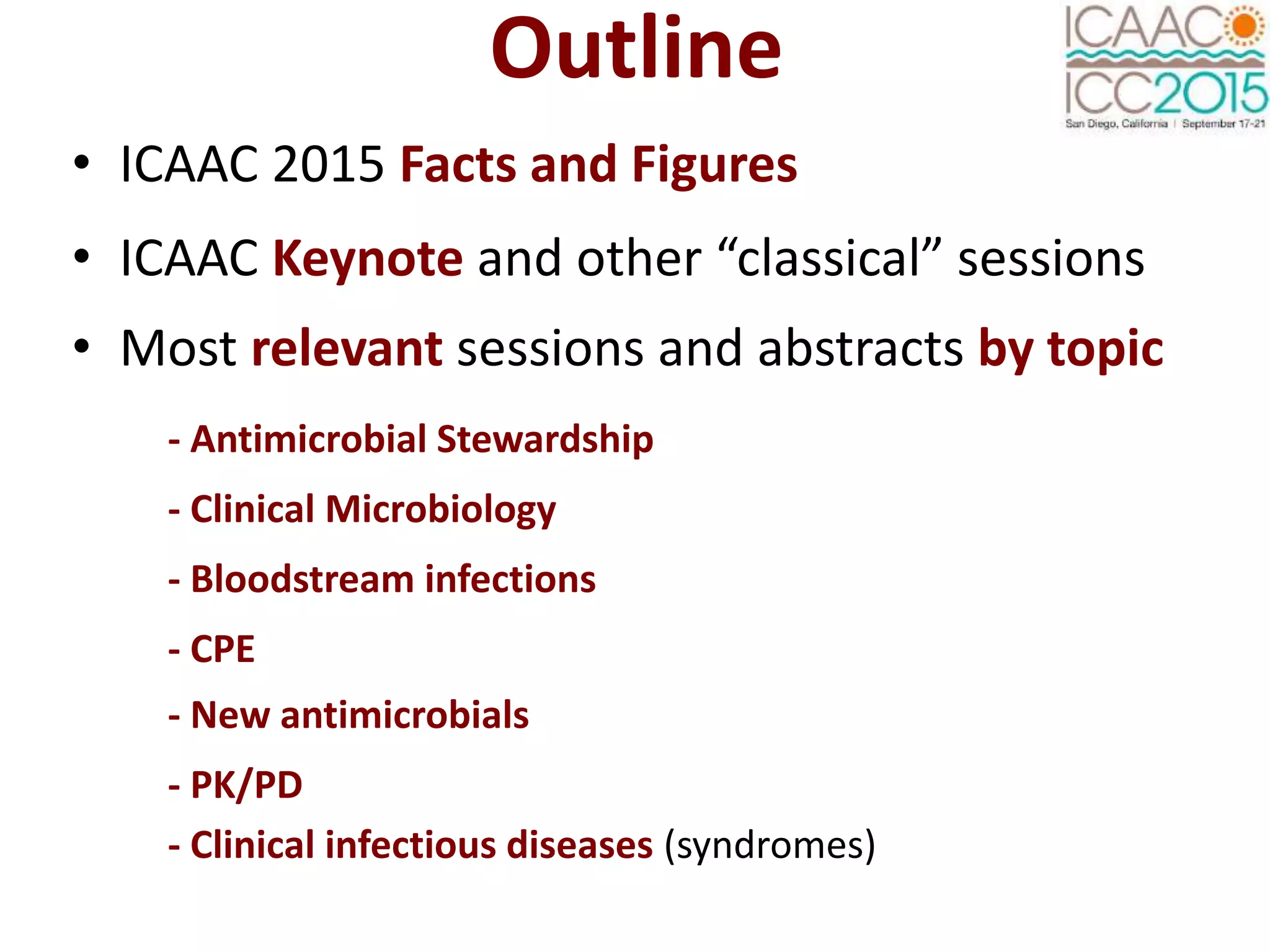 ICAAC 2015 Selection | PPTX