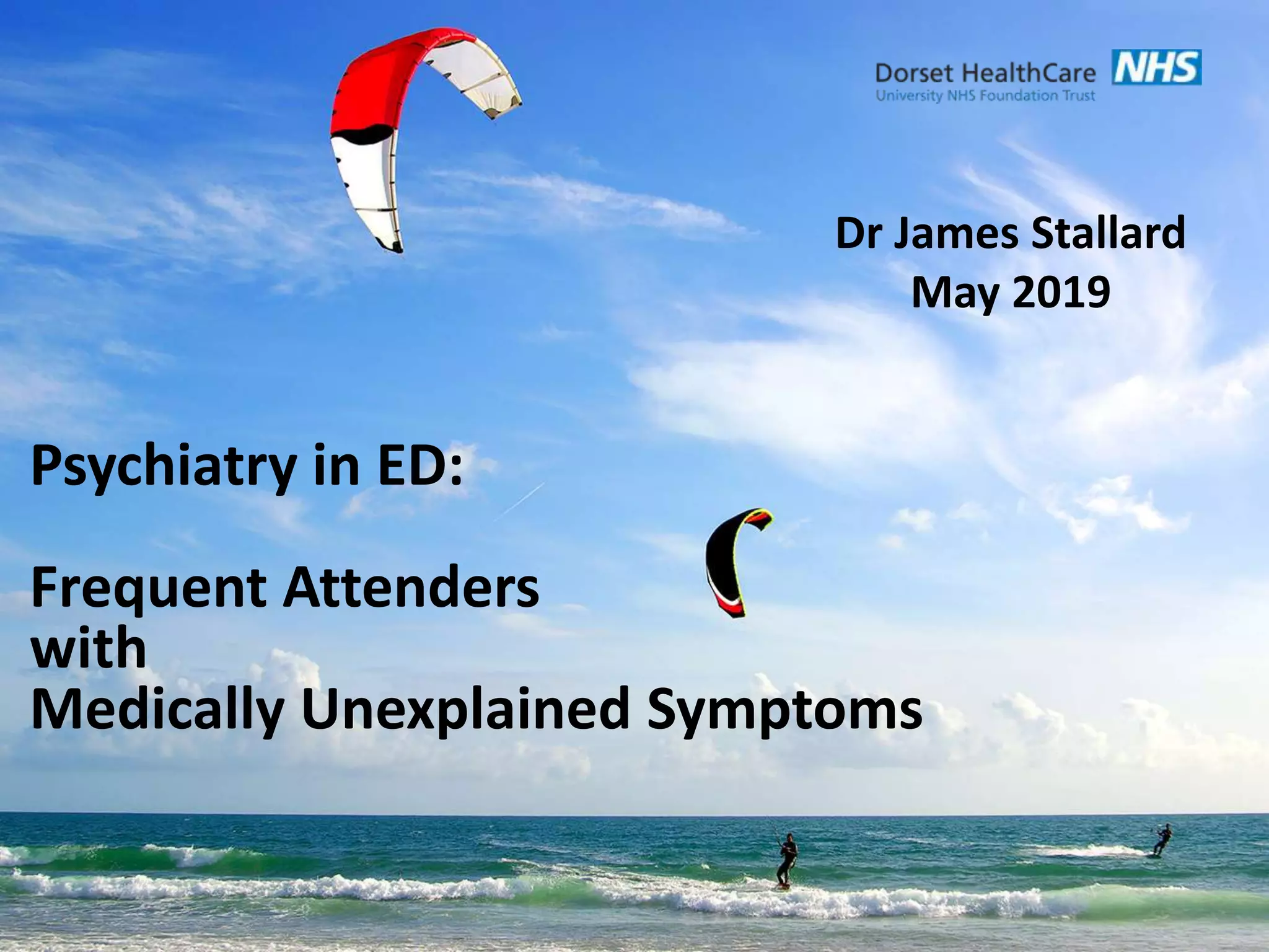iCAAD London 2019 - Dr James Stallard - THE REVOLVING DOOR - PSYCHIATRY ...