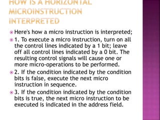 assignment on control unit and control signal micro instruction | PPTX