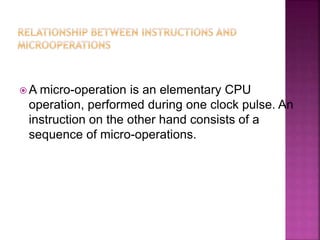 assignment on control unit and control signal micro instruction | PPTX