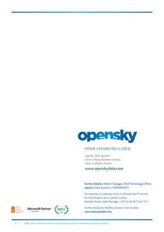 Icabs - a taxi compliance & inspection mobile application system for ...