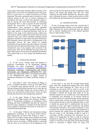 Power Theft Identification System Using Iot | PDF | Gas and Electric ...
