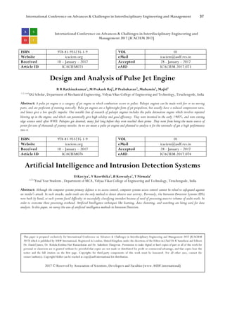 Design and Analysis of Pulse Jet Engine | PDF | Technology & Computing