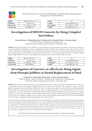 Investigation of SIFCON Concrete by Using Crimpled Steel Fibres | PDF