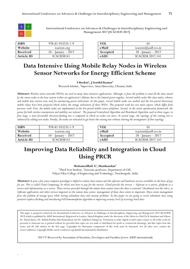 Data Intensive Using Mobile Relay Nodes in Wireless Sensor Networks for Energy Efficient Scheme ...