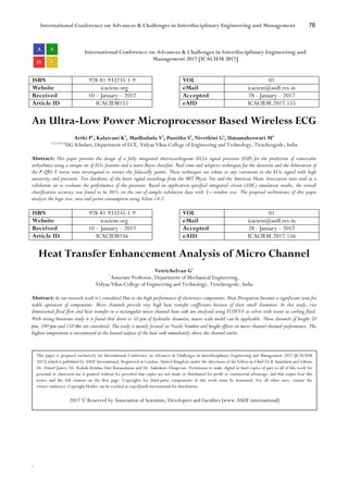 An Ultra-Low Power Microprocessor Based Wireless ECG | PDF | Physics ...