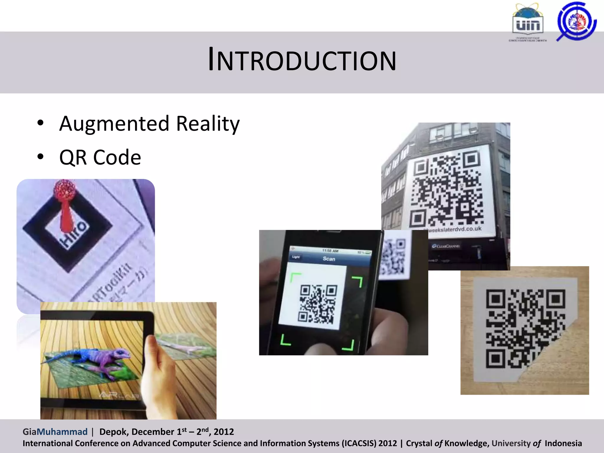 QR Code Augmented Reality Tracking with Merging on Conventional Marker ...