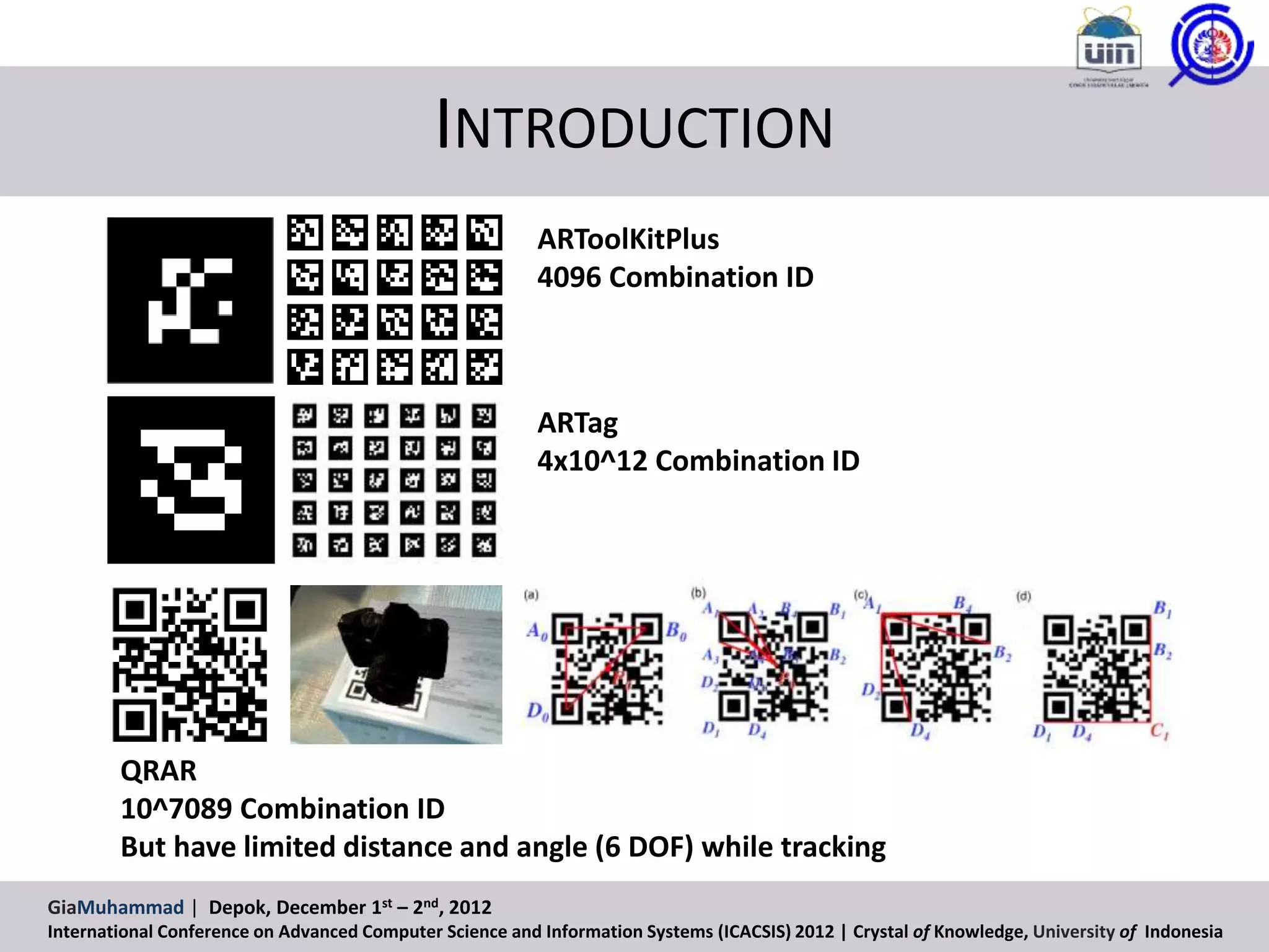 QR Code Augmented Reality Tracking with Merging on Conventional Marker ...