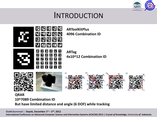 QR Code Augmented Reality Tracking with Merging on Conventional Marker ...